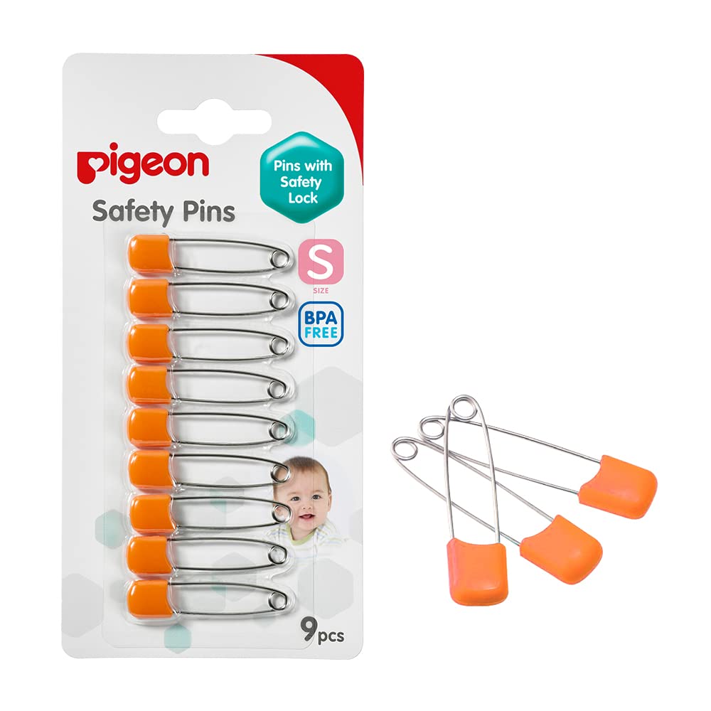Pigeon safety pins small BPA FREE 9 PEC – My Mother Care